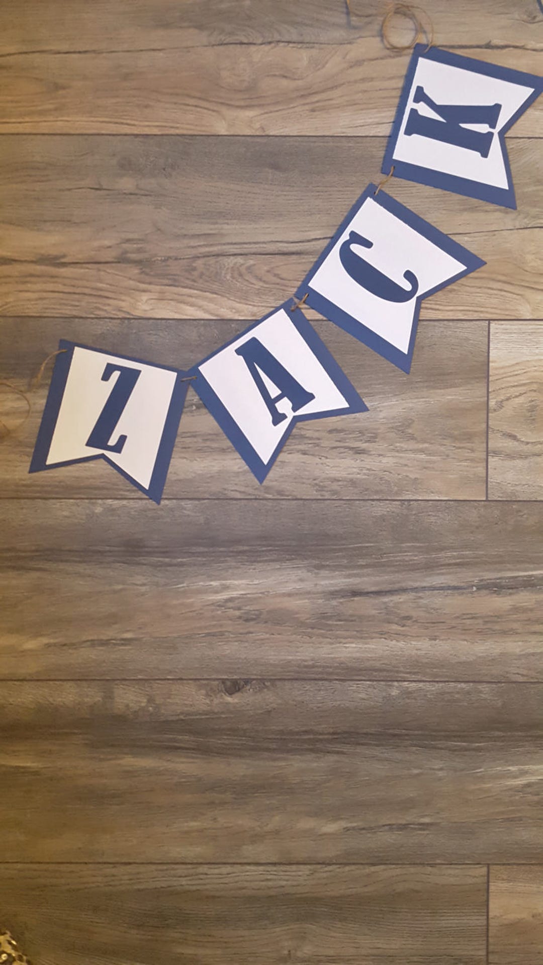 Pancarta con letras / 3 / Pancarta con nombre personalizado para colgar ...