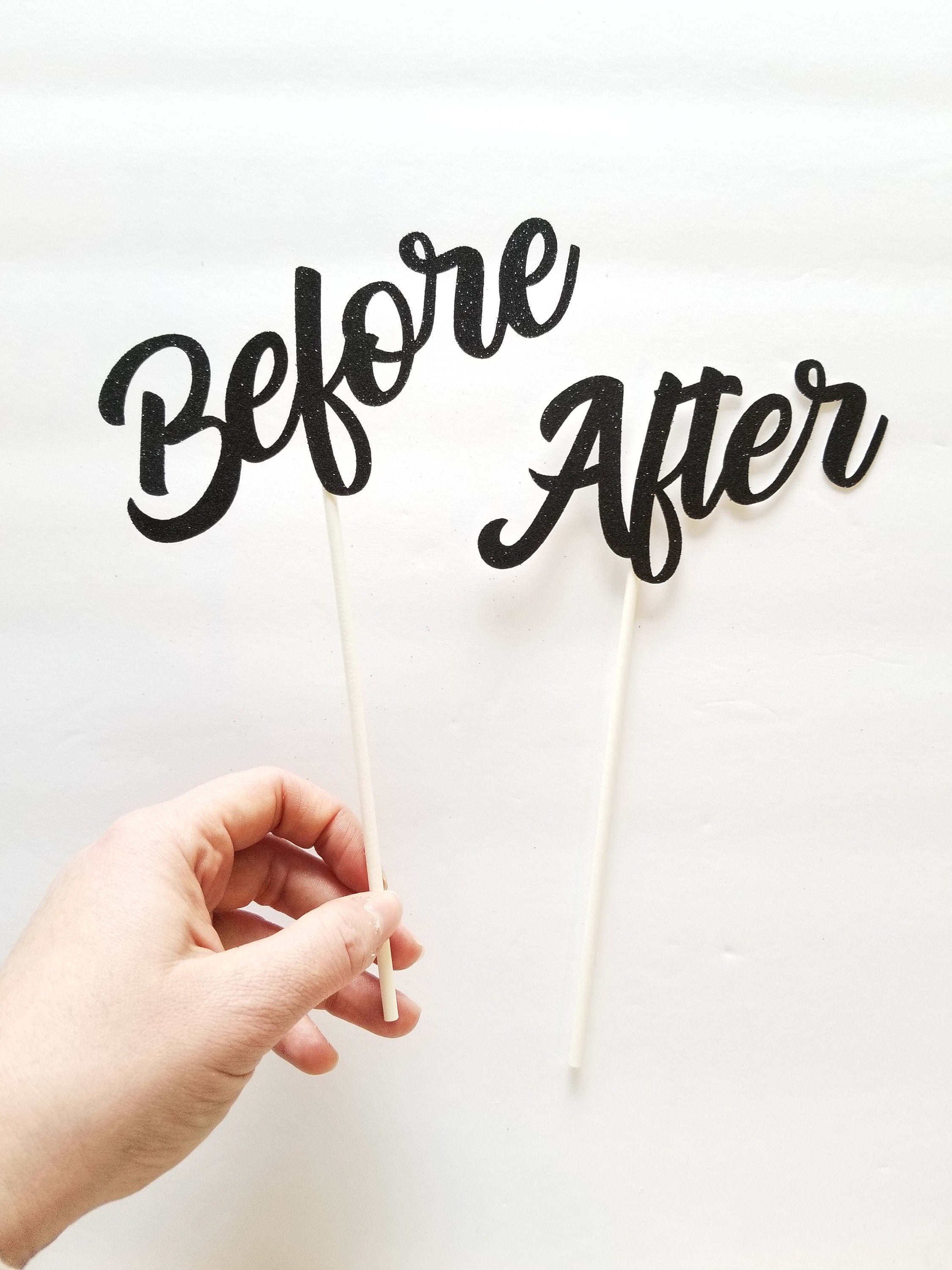 Before and After Photo Props Vegas Bachelorette Party | Etsy