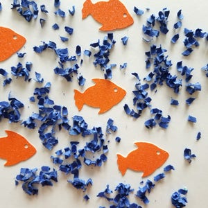 Ocean Confetti Hawaiian Party Decorations, Fish Confetti, Hawaiian ...