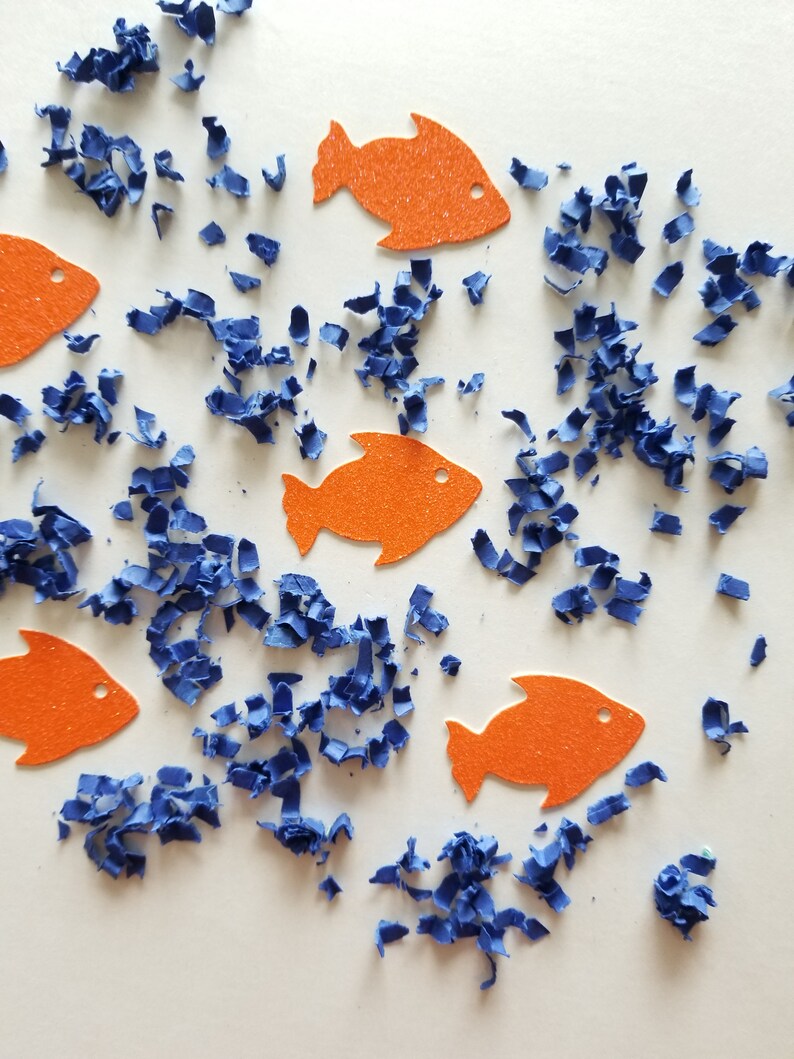 Ocean Confetti Hawaiian Party Decorations Fish Confetti - Etsy