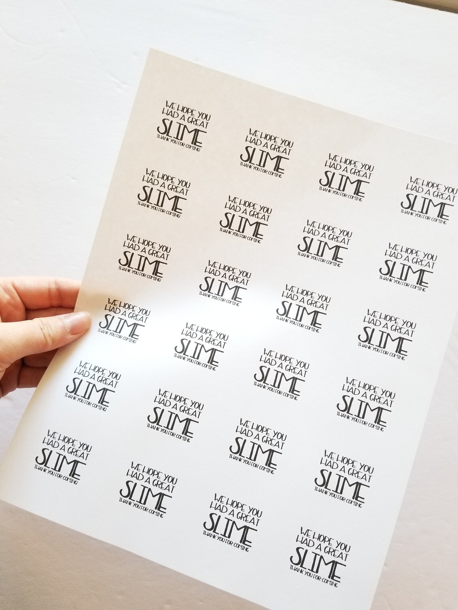 SLIME Stickers Digital Download Science Birthday Party - Etsy