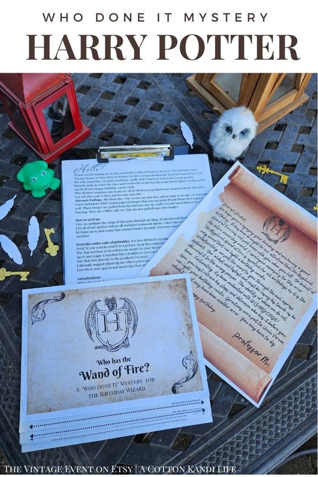 Wizard Escape Room | Wizarding World, Who Done It Mystery, Birthday ...