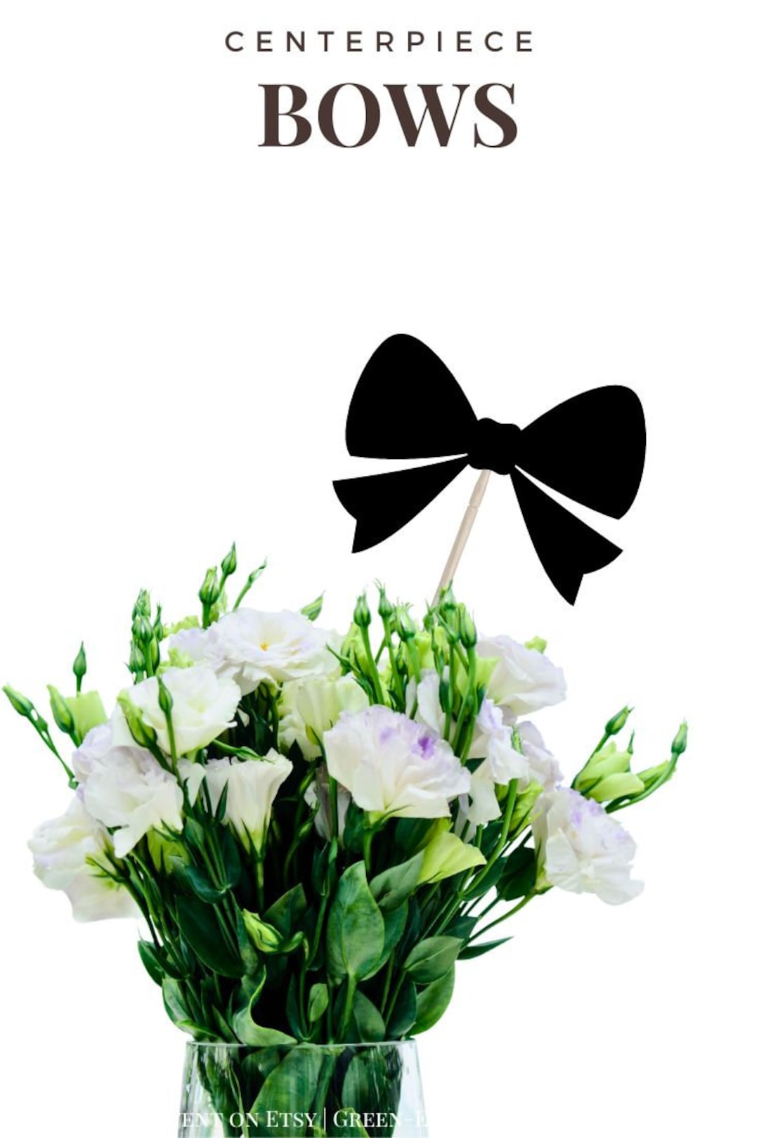 Bow Centerpiece Decoration | Bridal Shower Ideas | GLITTER - Etsy