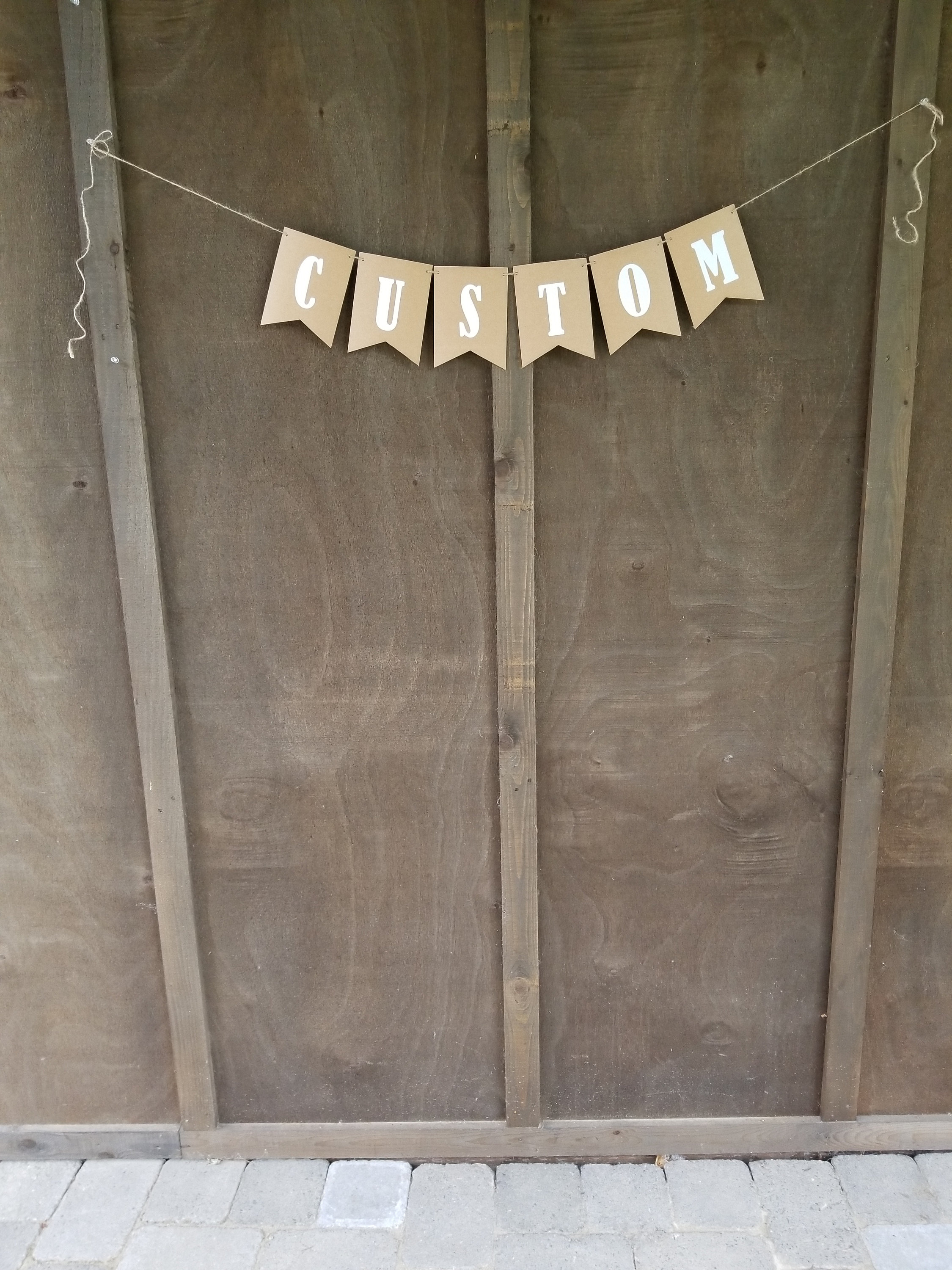 Letter Banner Custom Name Banner Wall Hanging Party | Etsy