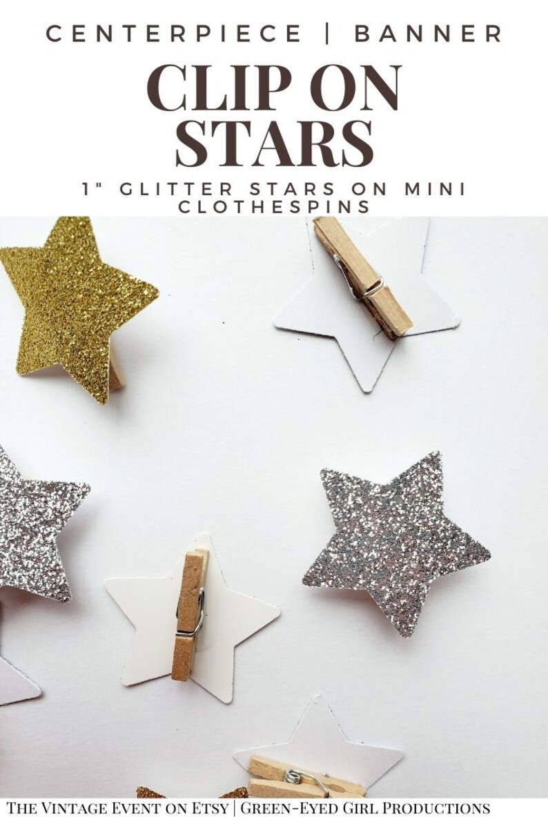 Star Clips Star Decorations Space Party Decorations - Etsy