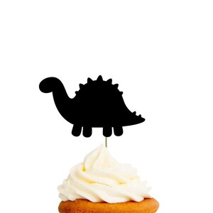 Dinosaur | Cute Stego | Cupcake Toppers or Confetti | Die Cut Shapes ...
