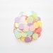 Polka Dot Confetti Pastel Rainbow Confetti Sprinkles Rainbow Party ...