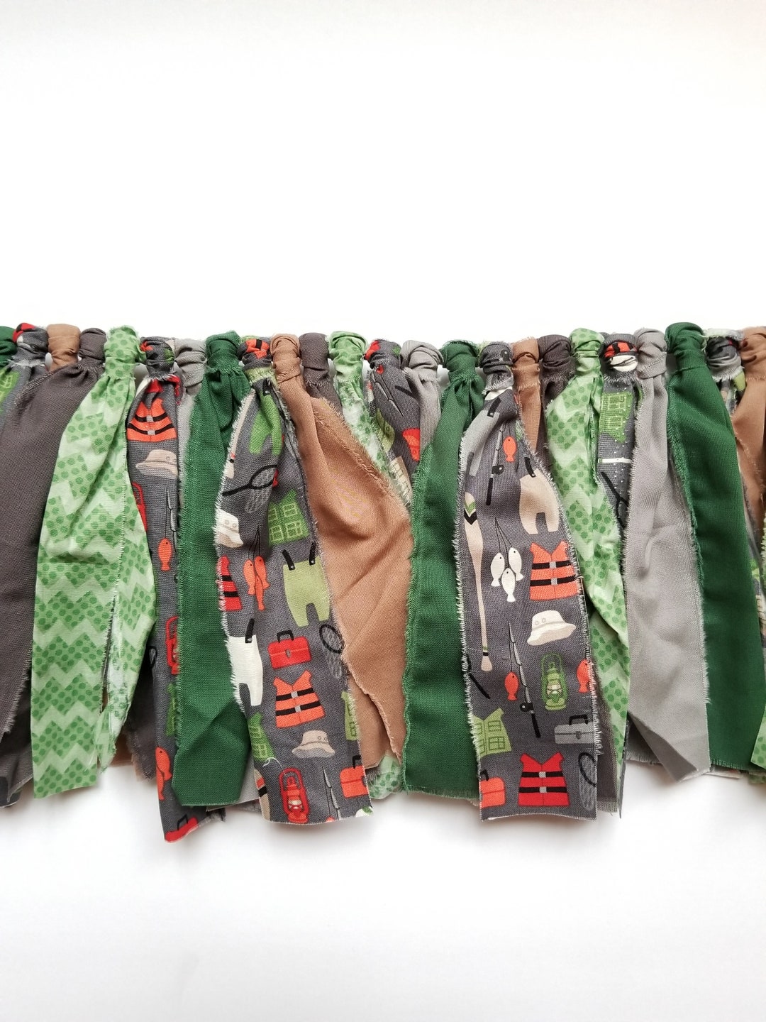 Fishing Themed Spring Swag Fabric Banner Wall Hanging - Etsy