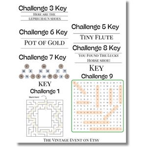 St Patrick's Day Escape Room Leprechaun Chaos Class Party Theme ...