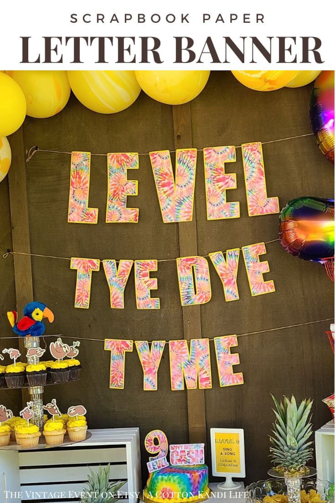 Custom Scrapbook Banner | 3" Letters | Custom Name Banner, Custom ...