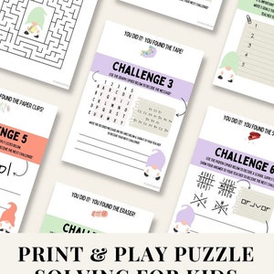 Escape Room | BACK to SCHOOL | Gnome Games, Print and Play, PDF - Etsy