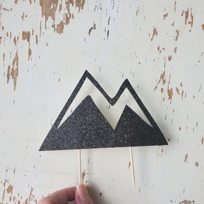 Mountain Cake Topper - Etsy