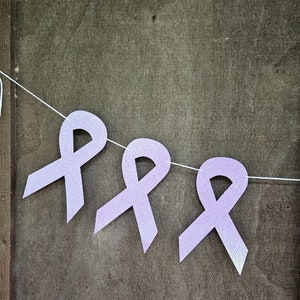 Cancer Ribbon Cupcake Toppers | Invisible Illness, Cancer Party ...