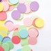Polka Dot Confetti Pastel Rainbow Confetti Sprinkles Rainbow Party ...