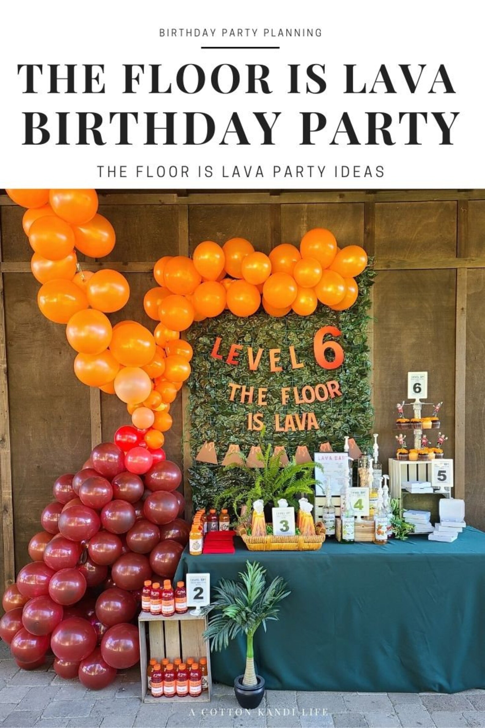 The Floor is Lava Banner Set | Custom Banner Wall Hanging, Birthday ...