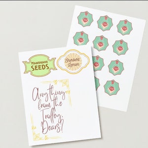 Vintage Candy Store Labels | Digital Download - Etsy