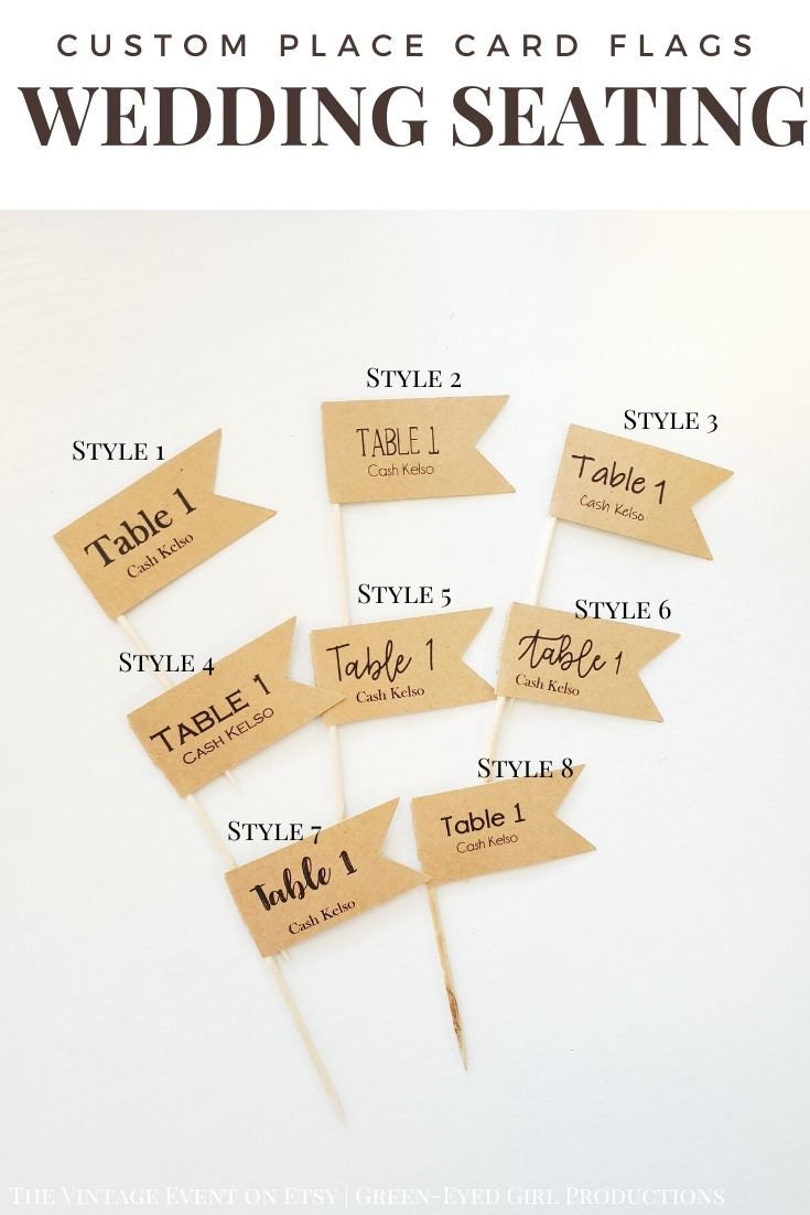 Table Place Cards Wedding Seating Chart Assigned Seating | Etsy