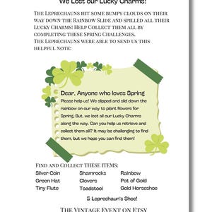 St Patrick's Day Escape Room Leprechaun Chaos Class Party Theme ...