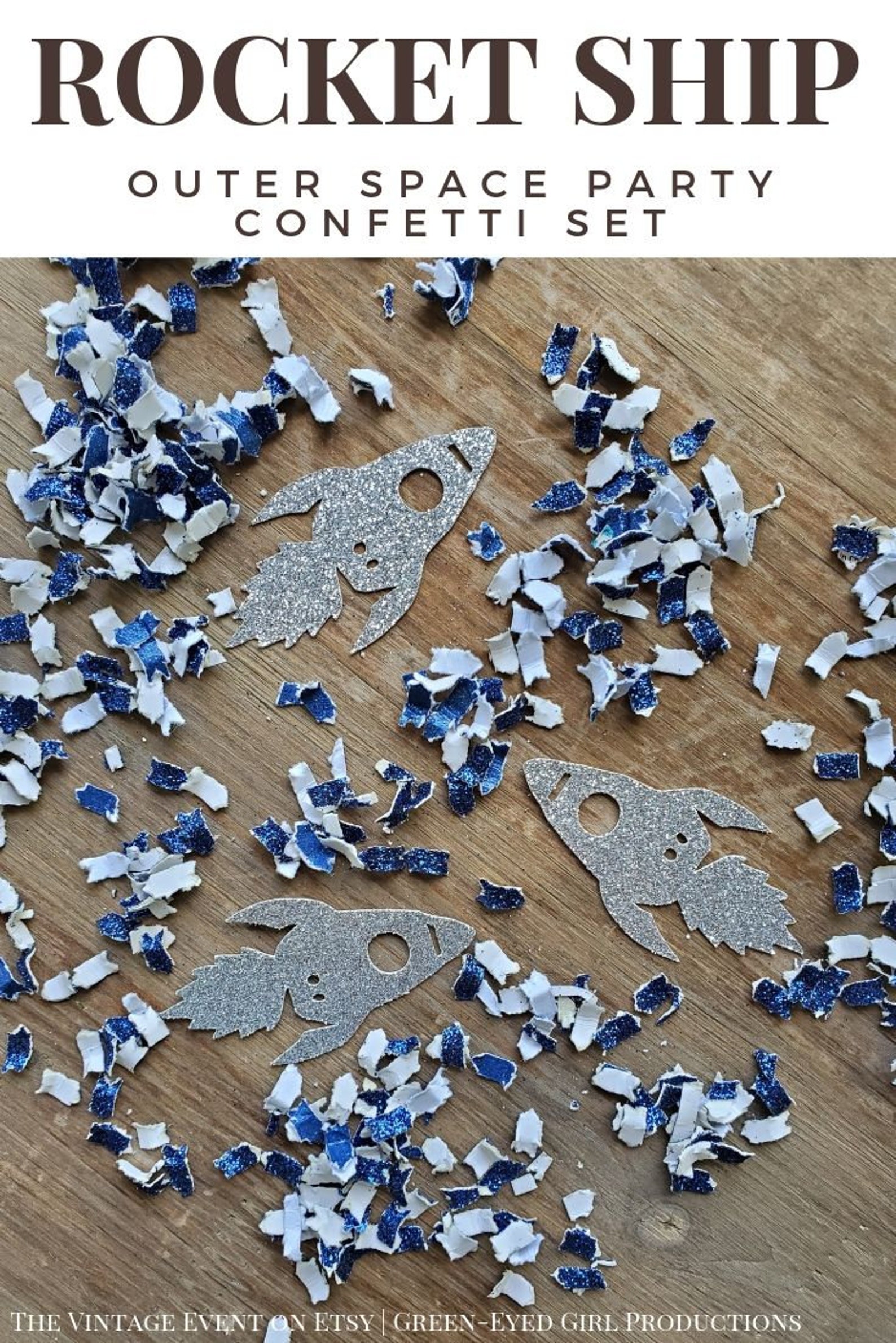 Space Ship Sprinkle Confetti Outer Space Birthday Final - Etsy