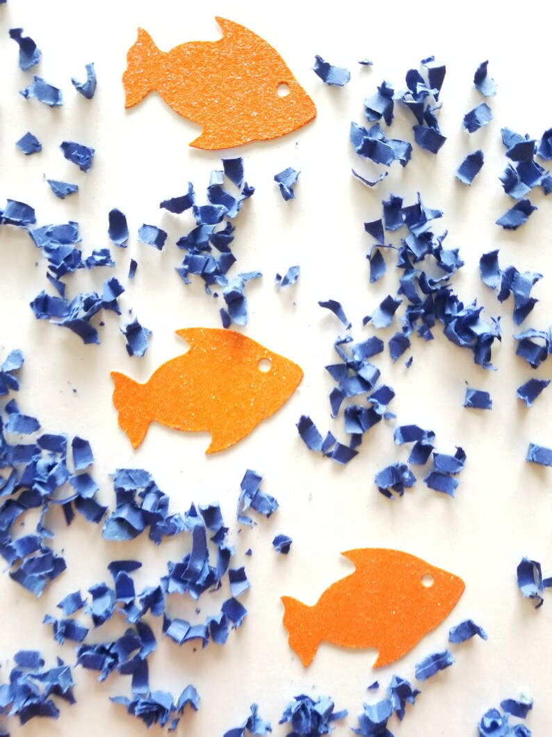 Ocean Confetti Hawaiian Party Decorations Fish Confetti - Etsy