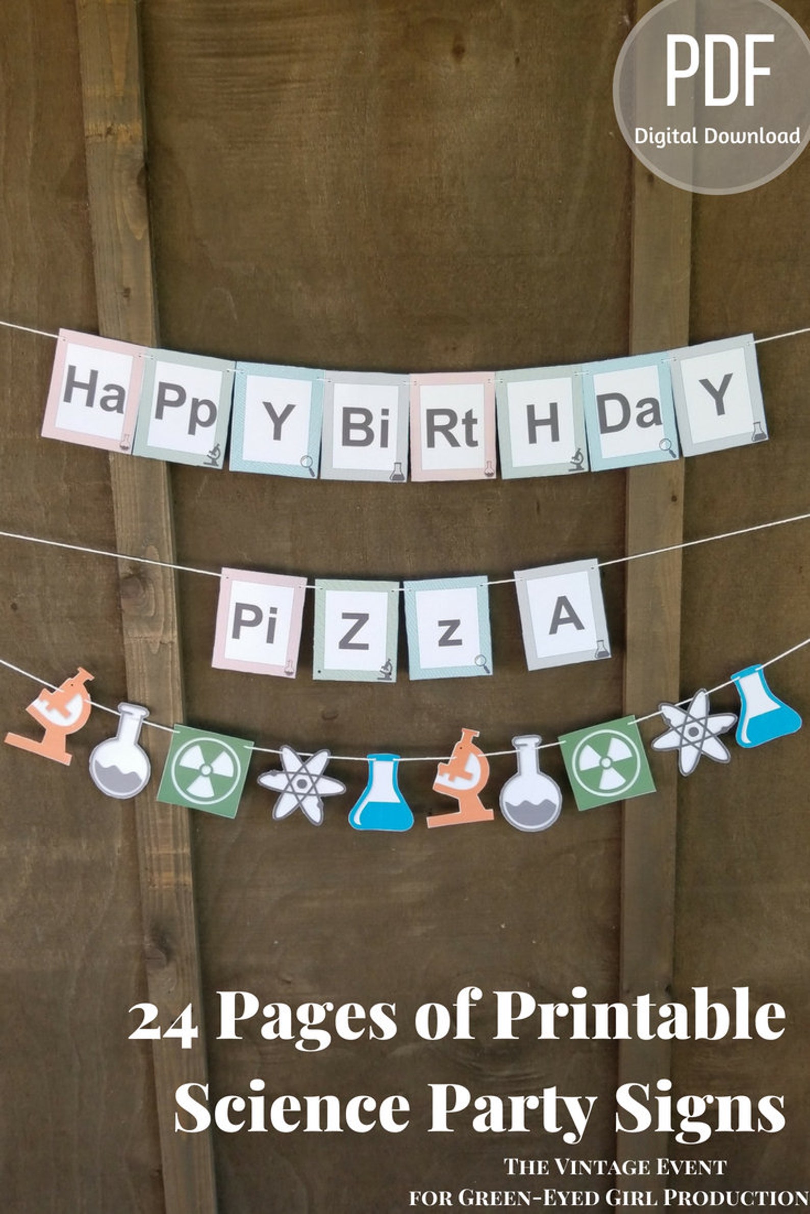 Science Birthday Party Printables Science Party Labels 24 - Etsy