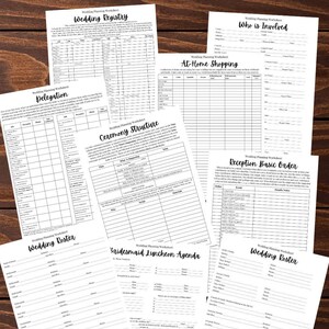 Wedding to Do List BINDER 10 BUNDLE Wedding Guide, Bride Wedding ...