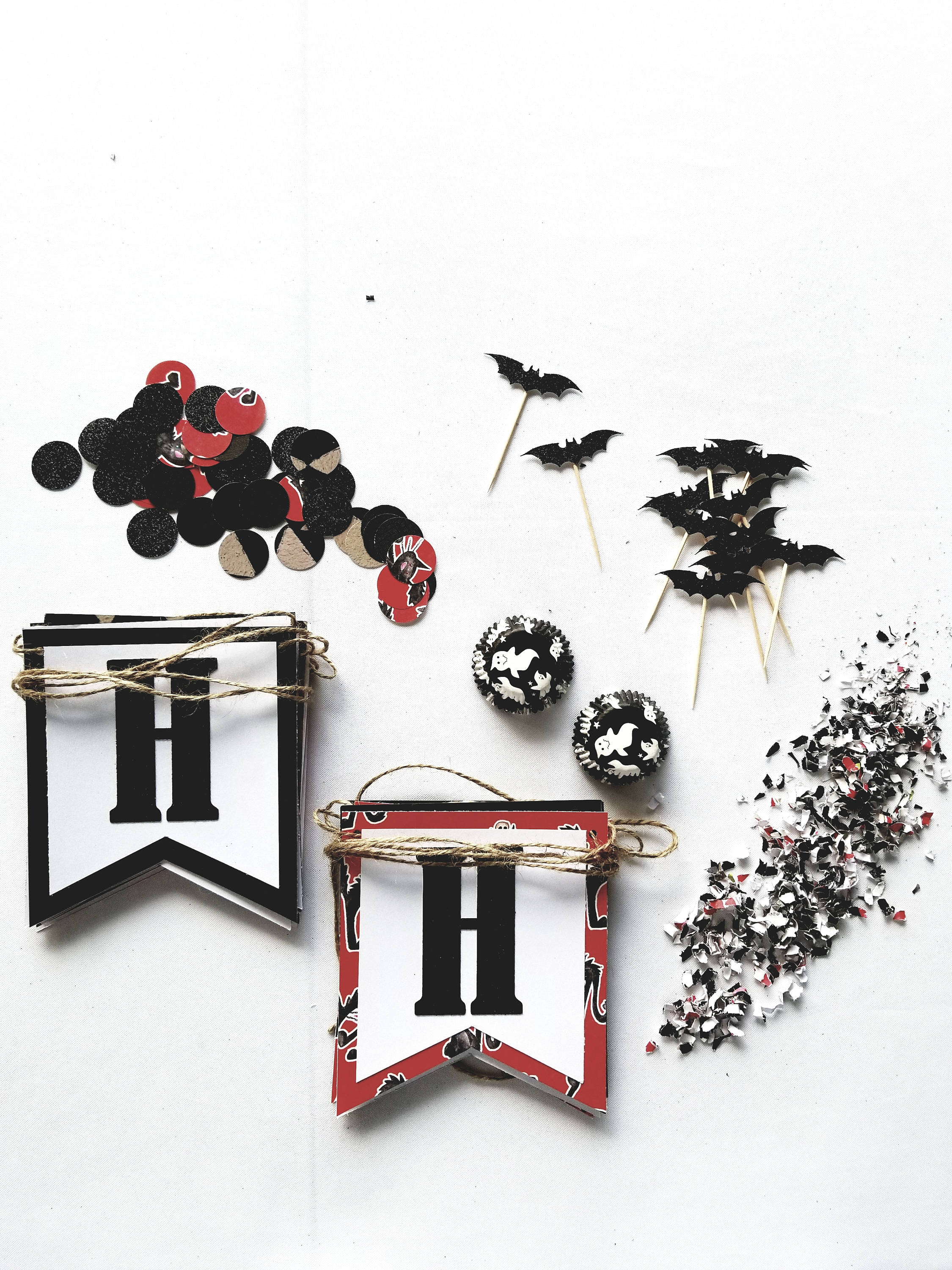 Happy Halloween Banner Set Gothic Home Decor Fall Door | Etsy