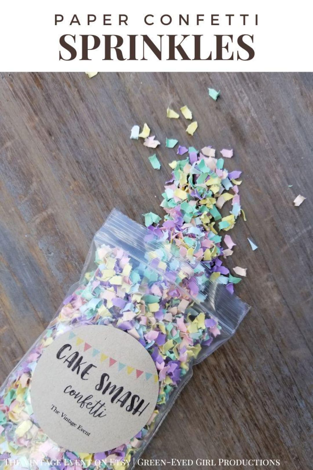Cake Smash Confetti Sprinkles | Sprinkle Decorations, Biodegradable ...