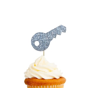 House Key | Confetti & Cupcake Toppers | Die Cut Shapes | GLITTER - Etsy