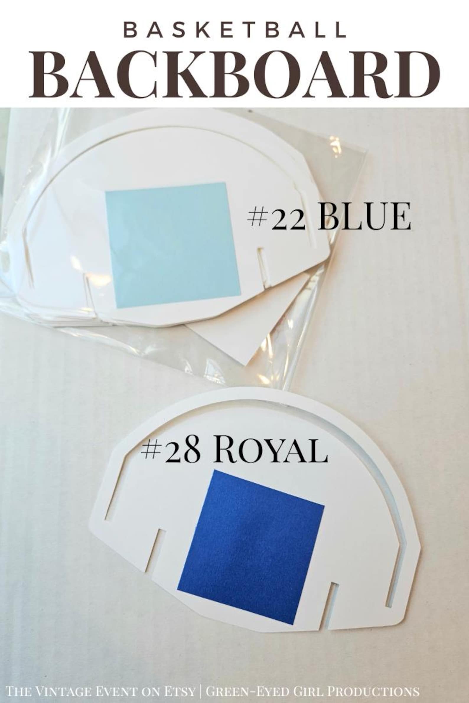 Basketball Backboards | Party Favor, Snack Cups, Die Cut Shapes ...