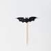 Bat Cupcake Toppers Super Hero Party Halloween Party - Etsy