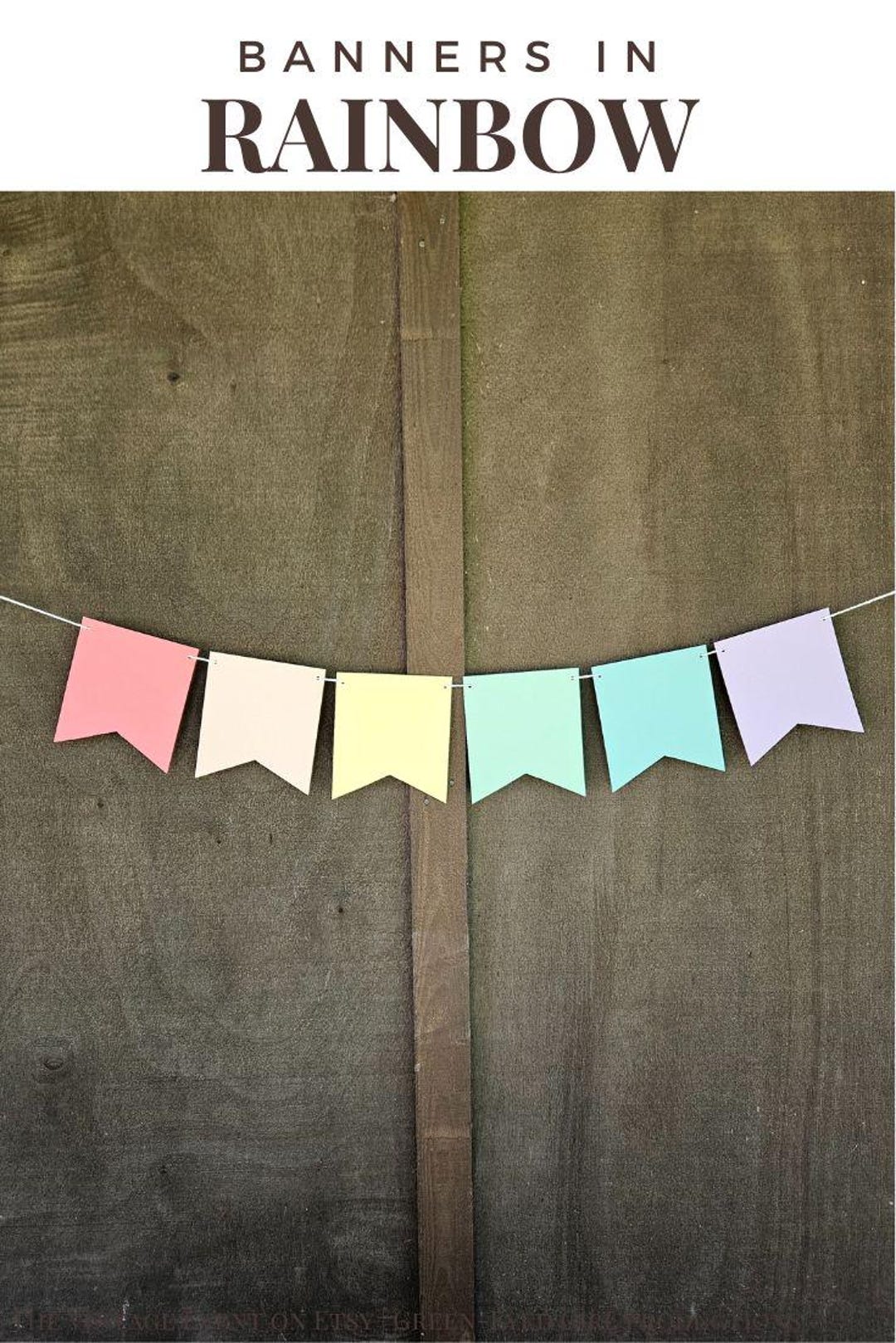 Rainbow Flag Banner | Rainbow Combinations | Rainbow Banners - Etsy