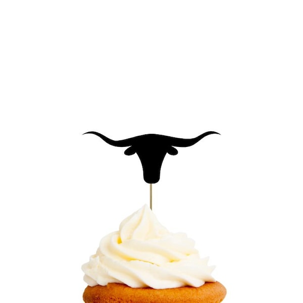 Longhorn Cake Topper - Etsy