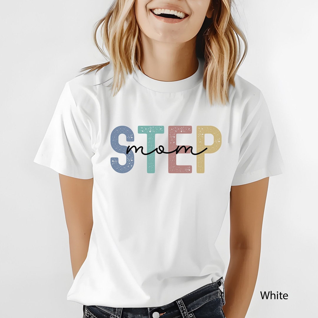 Stepmom Shirt, Comfort Colors®, Cool Step Mom Shirt for Women, Bonus ...