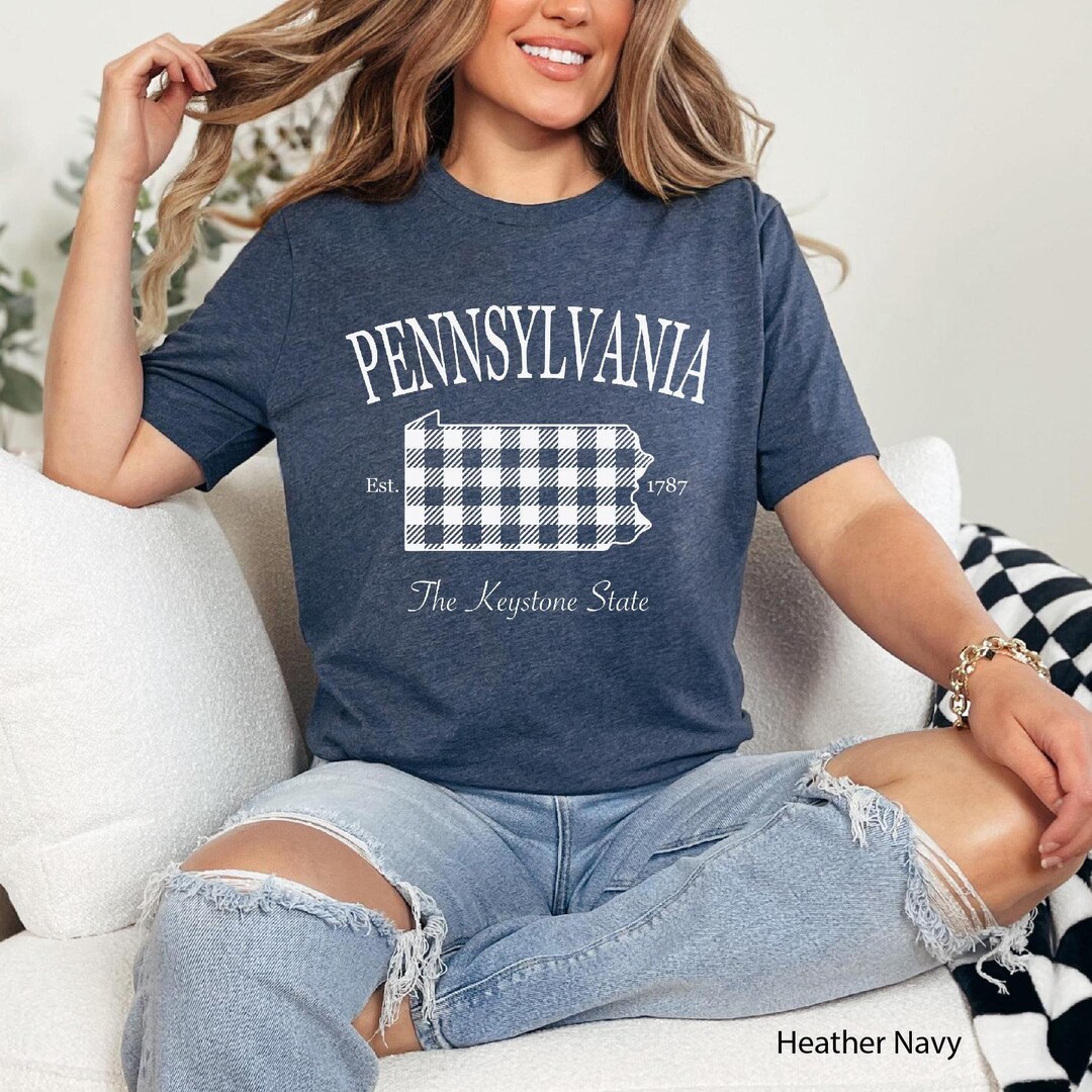 Custom Pennsylvania Shirt, Vacation Shirts Road Trip Shirt Traveler ...