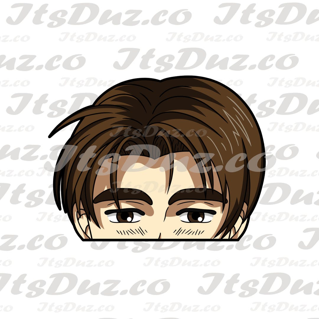 Akina’s Ghost Peeker Sticker – Anime Vinyl Decal - Etsy