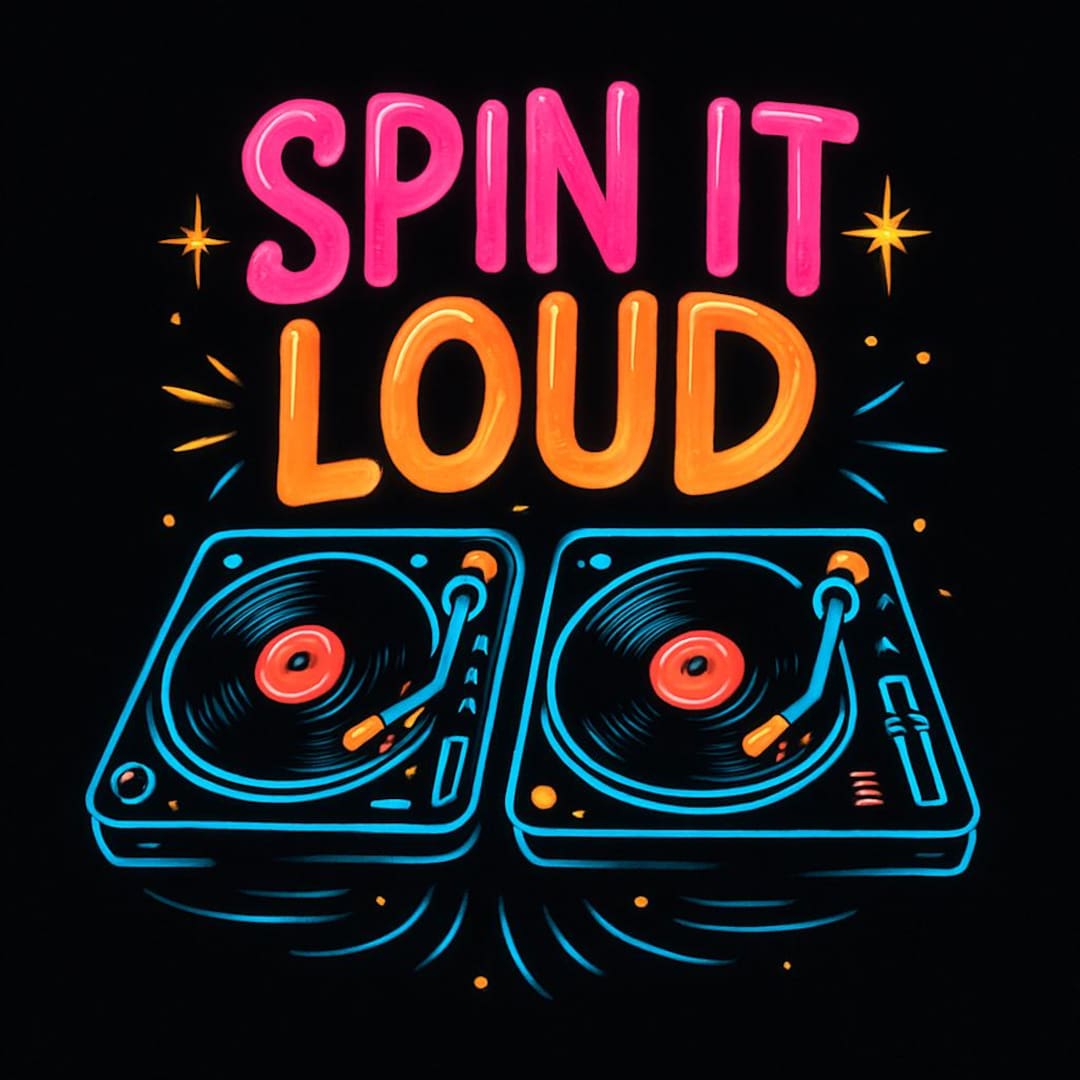 Neon DJ Wall Art | Motivational Music Quote Posters - Etsy