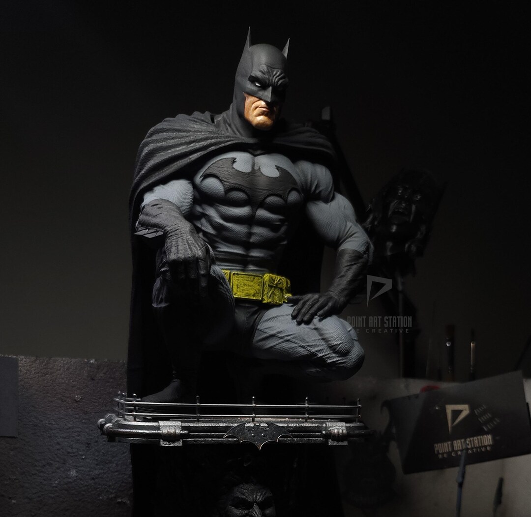 Batman Statue - Full Resin 16K Res. Handmade Sculpture - Etsy