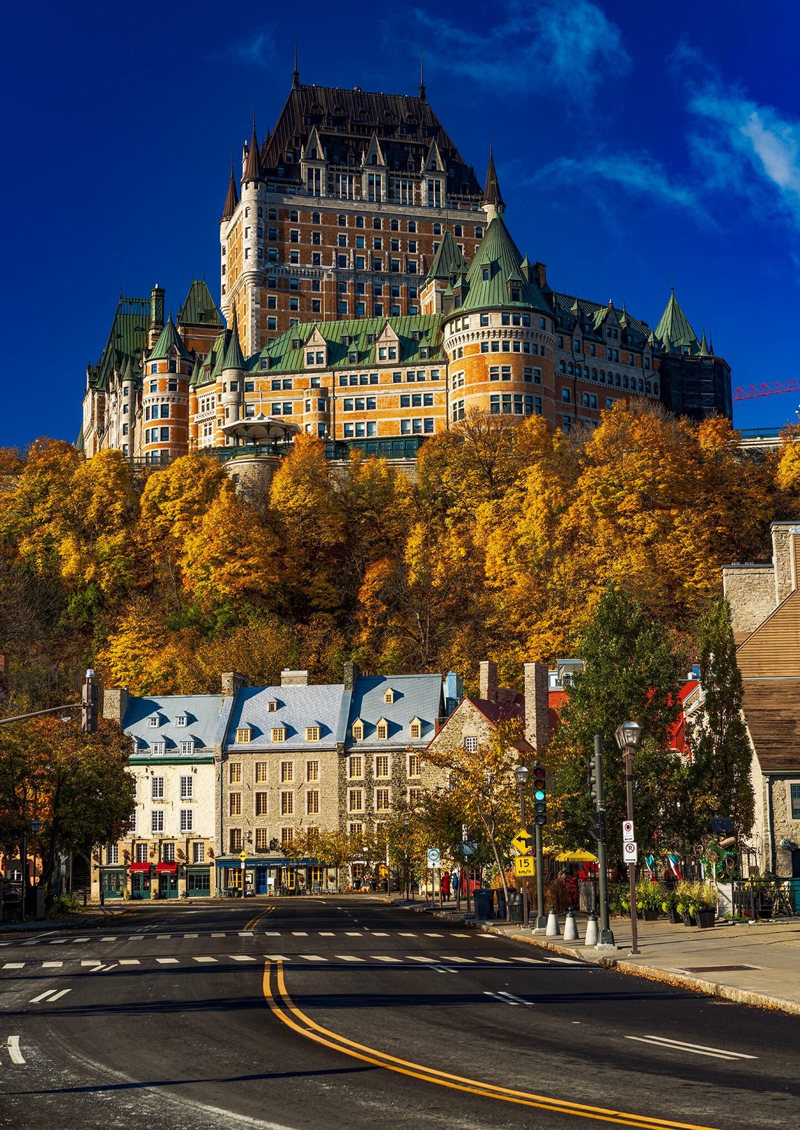 Chateau Frontenac Fall Photography Print: Old Quebec City Art - Etsy