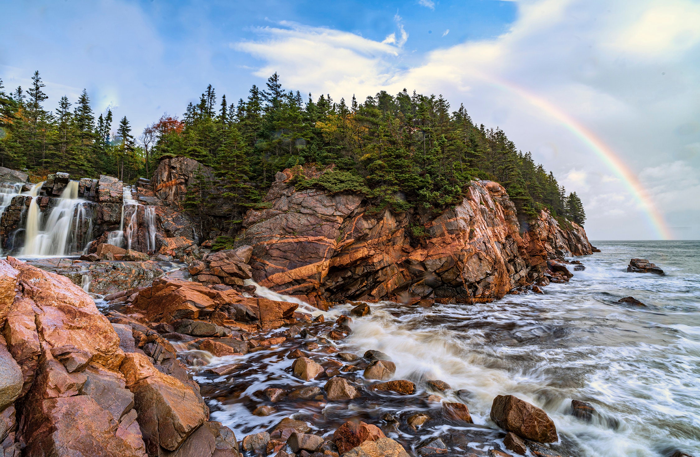 Cape Breton Photos. The Rainbow Waterfall Cape Breton Prints Nova ...