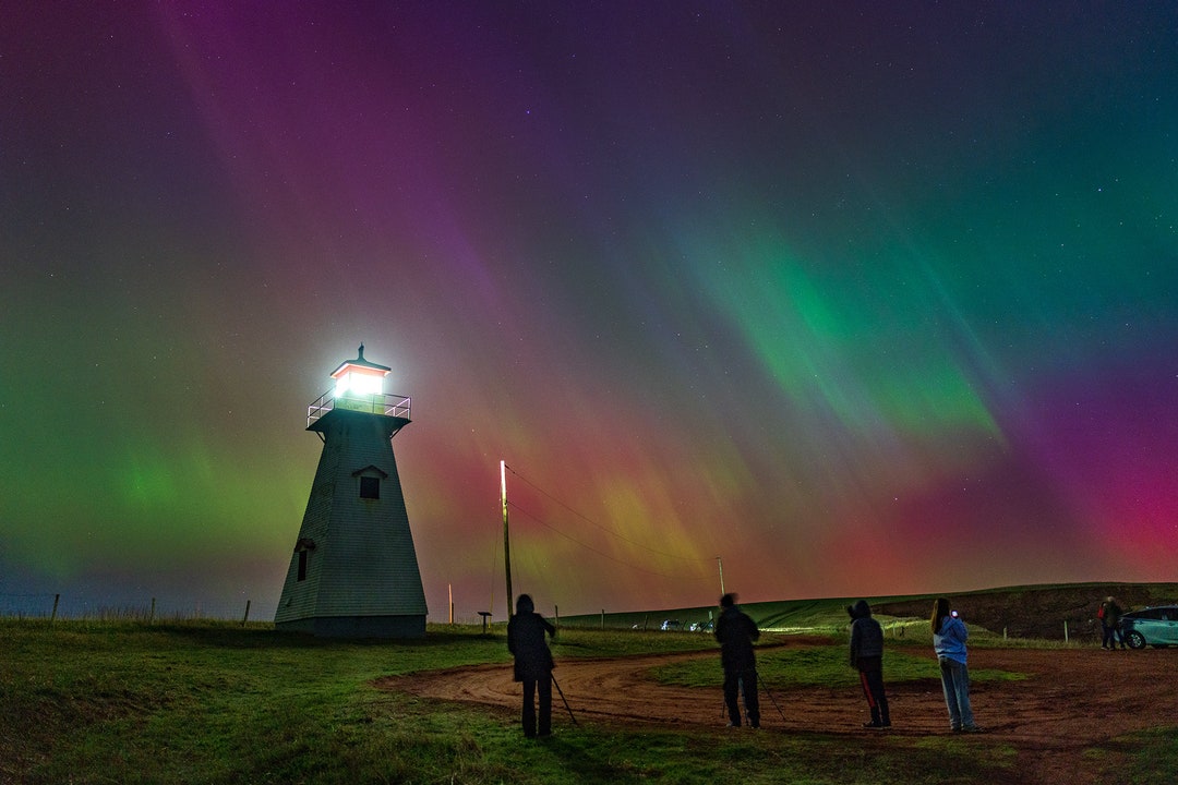 Aurora Borealis Print: Prince Edward Island Northern Lights Wall Art - Etsy