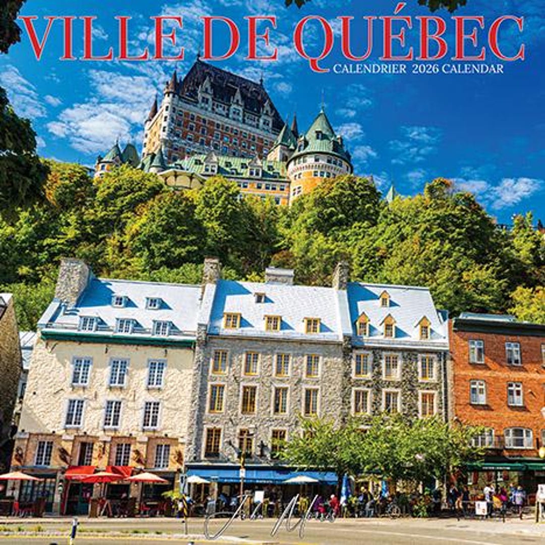 2026 Small Ville De Quebec (city) Bilingual Calendrier (calendar), 6 ...