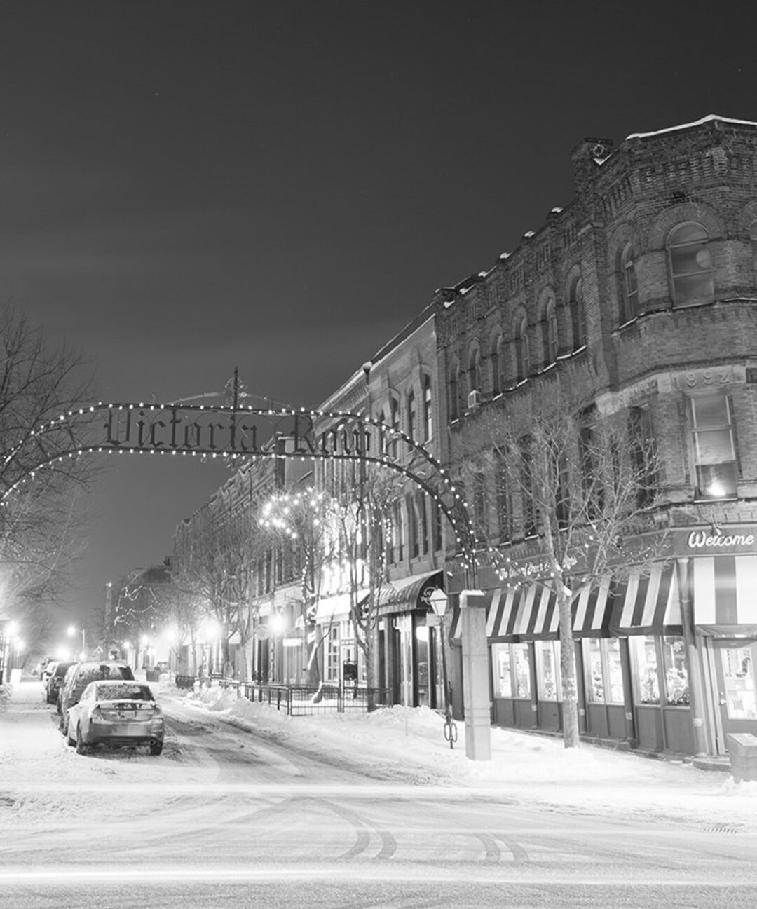 8.5x11 Original Victoria Row Black and White in Charlottetown, Prince ...