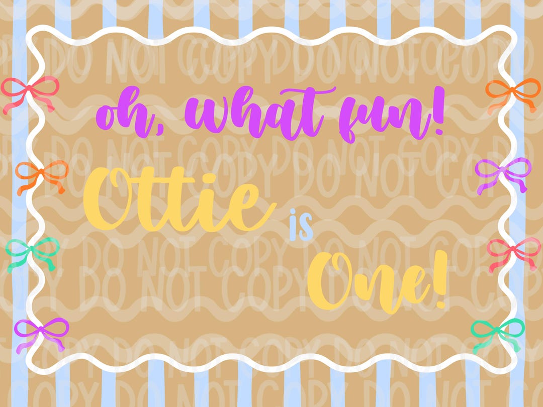 Editable One is Fun Birthday Banner Template | Canva Party Decor ...