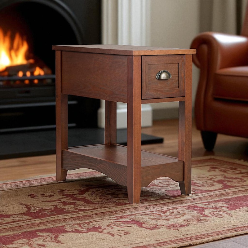 Small Wooden Drawer Table - Etsy