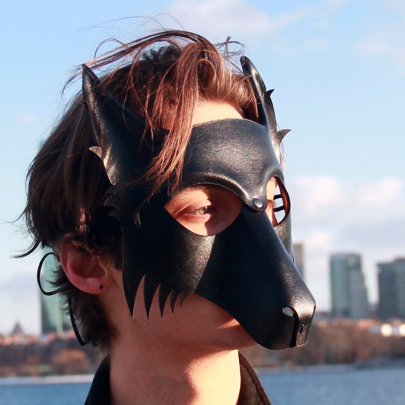 Wolf Mask - Etsy