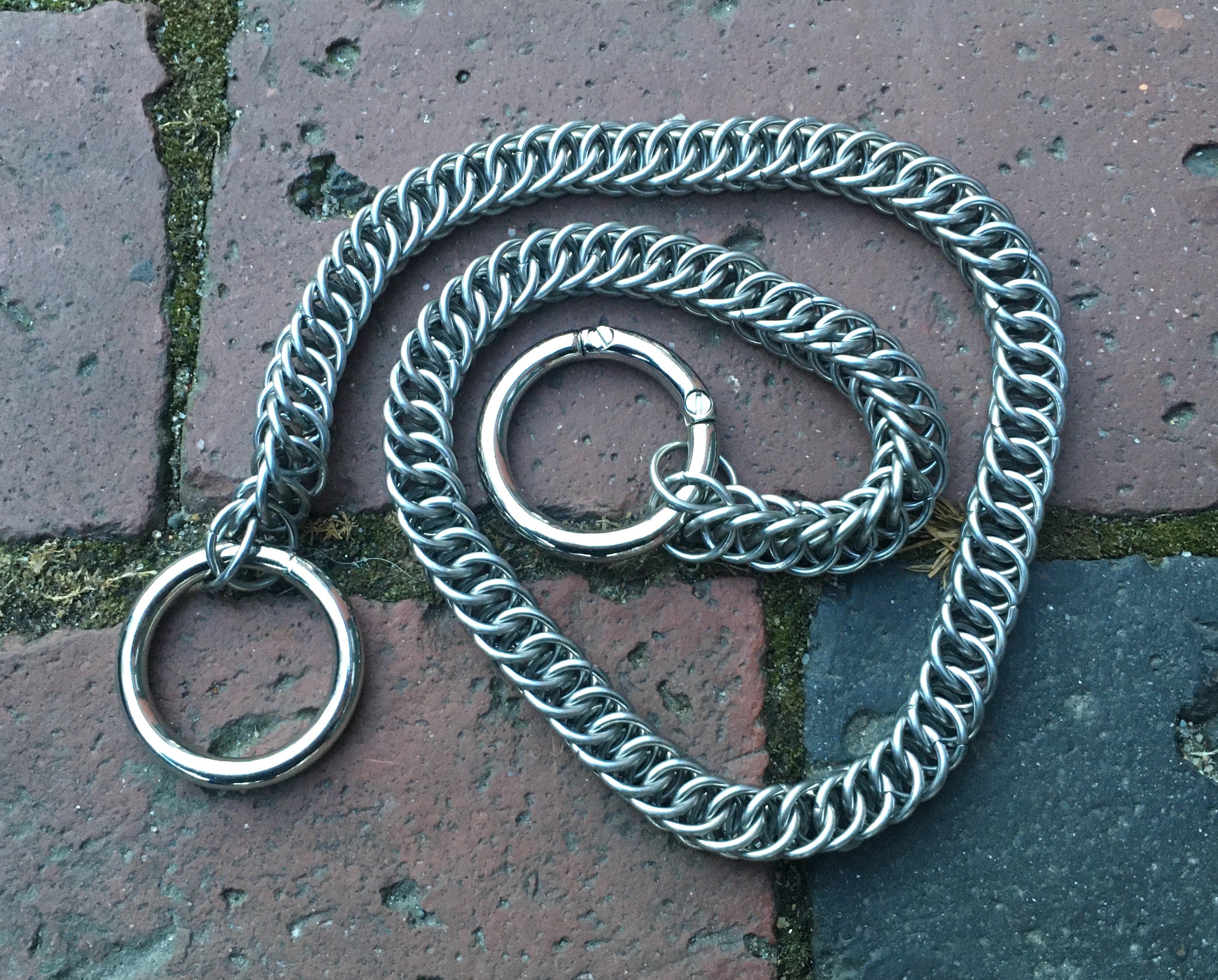 Choke Chain Collar - Etsy
