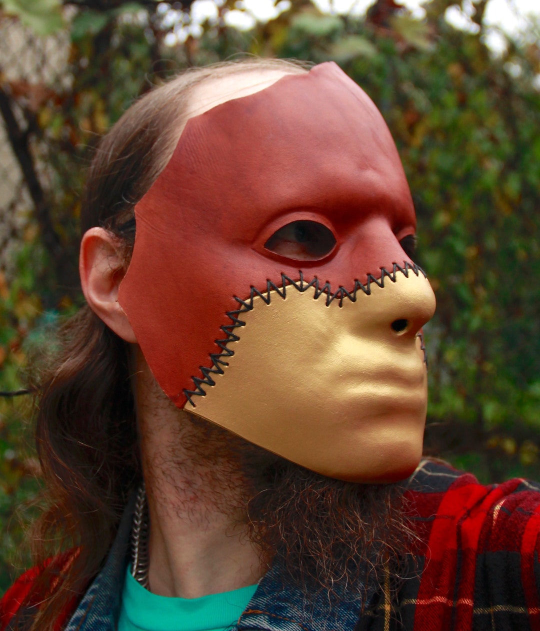 Golden Curse Mask - Etsy
