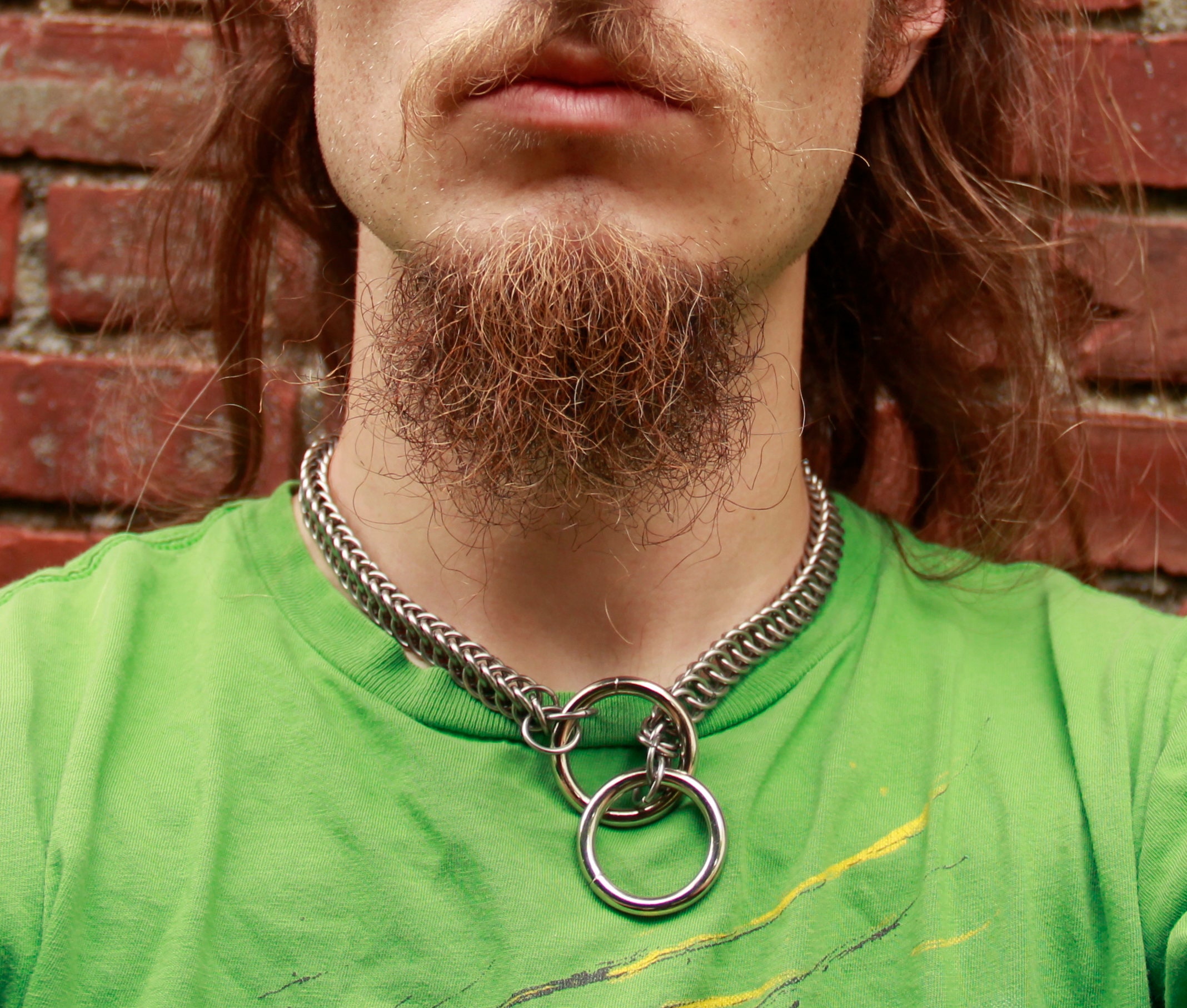 Choke Chain Collar - Etsy