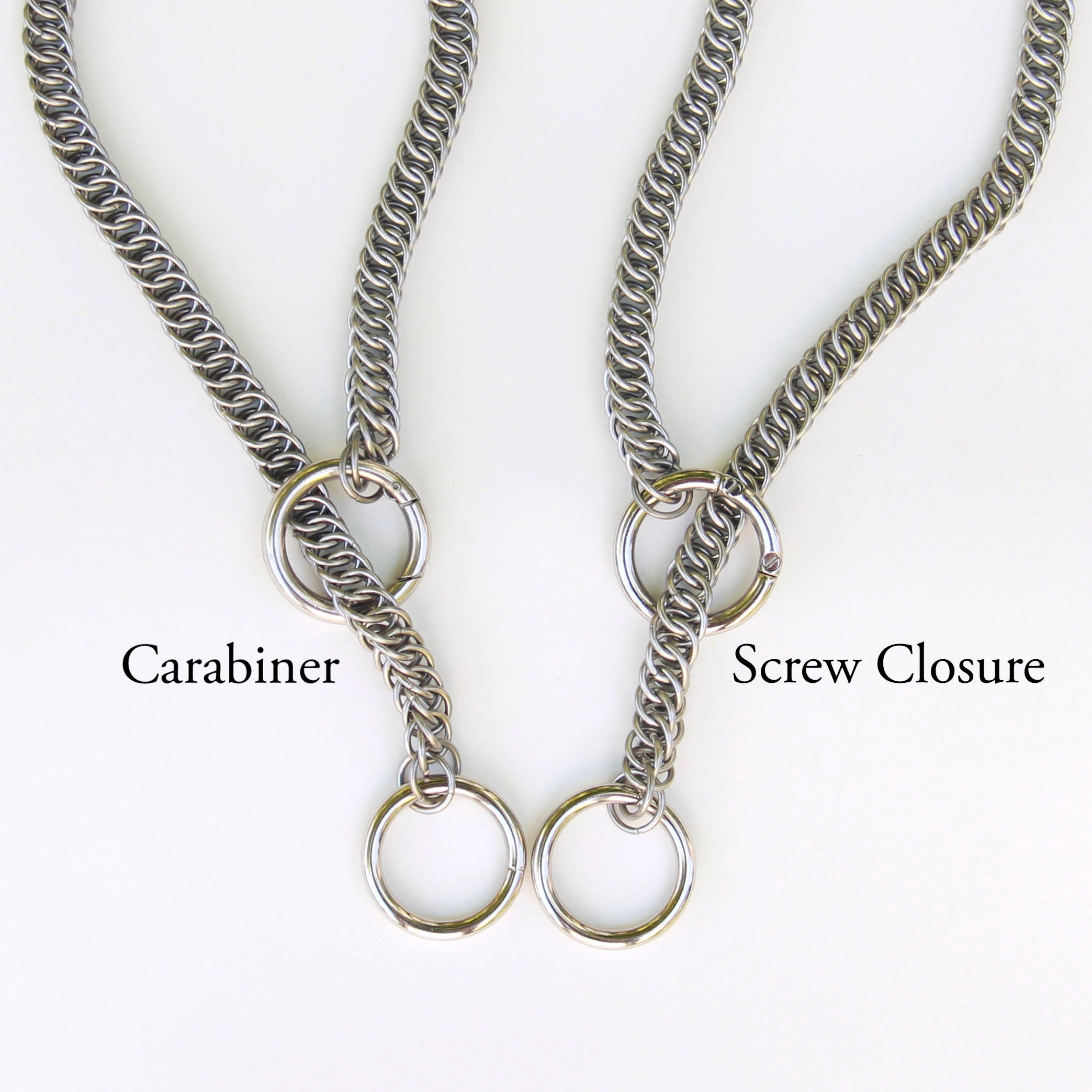 Choke Chain Collar - Etsy